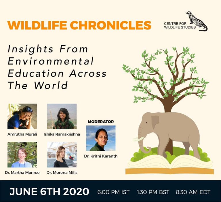CWS Webinars Archives - Centre for Wildlife Studies